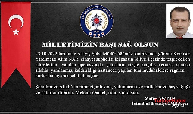 İstanbul Emniyet Müdürü Aktaş'tan TAZİYE Mesajı - Güncel - Türkiye ... İstanbul Emniyet Müdürü Aktaş'tan TAZİYE Mesajı - Güncel - Türkiye ...